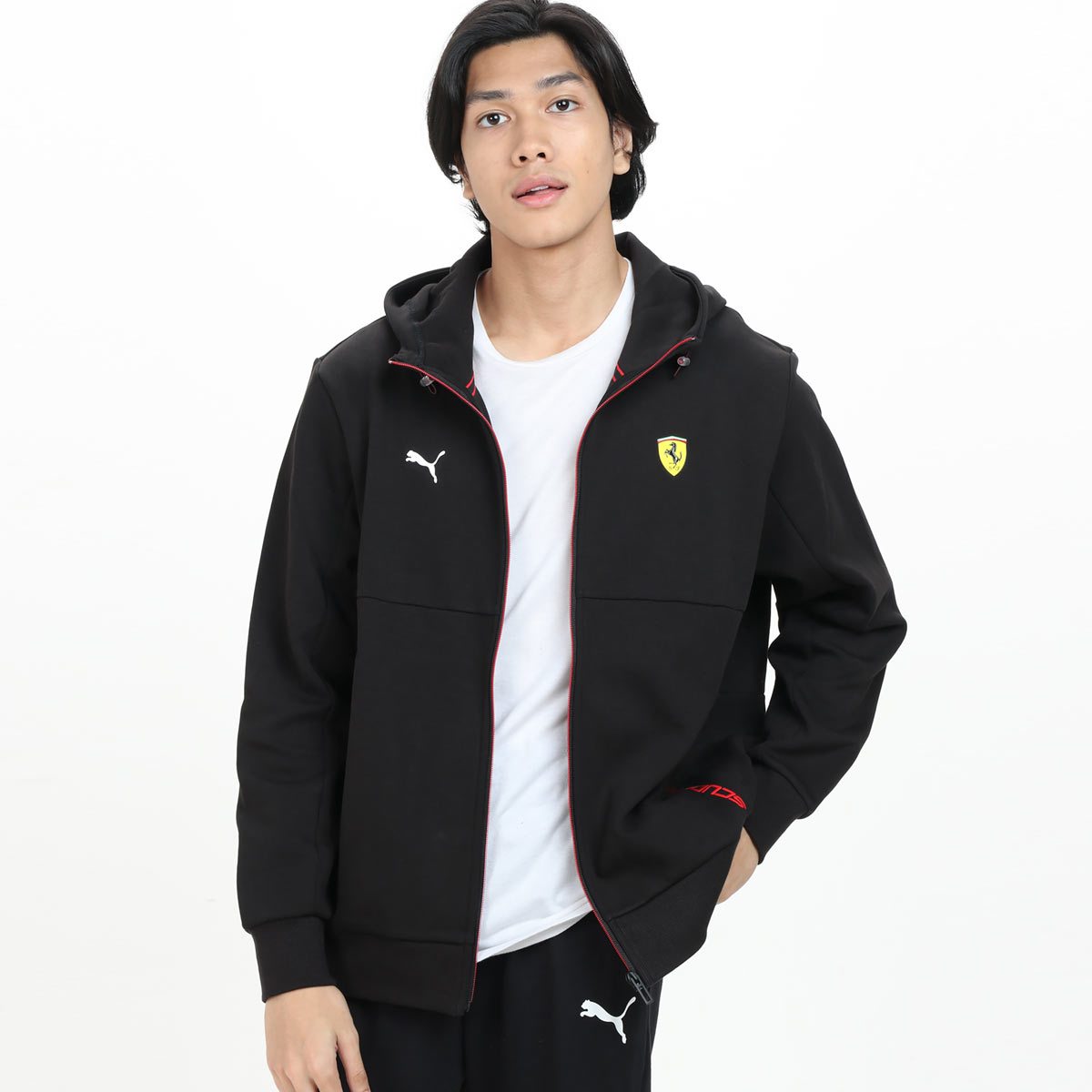 Promo PUMA Men Sweat Jacket Ferrari Race Jaket Pria [599838 01] Diskon ...