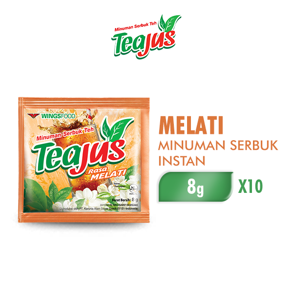 Jual Tea Jus Minuman Serbuk Teh Instan Rasa Melati [8 g x 10 sachet] di ...