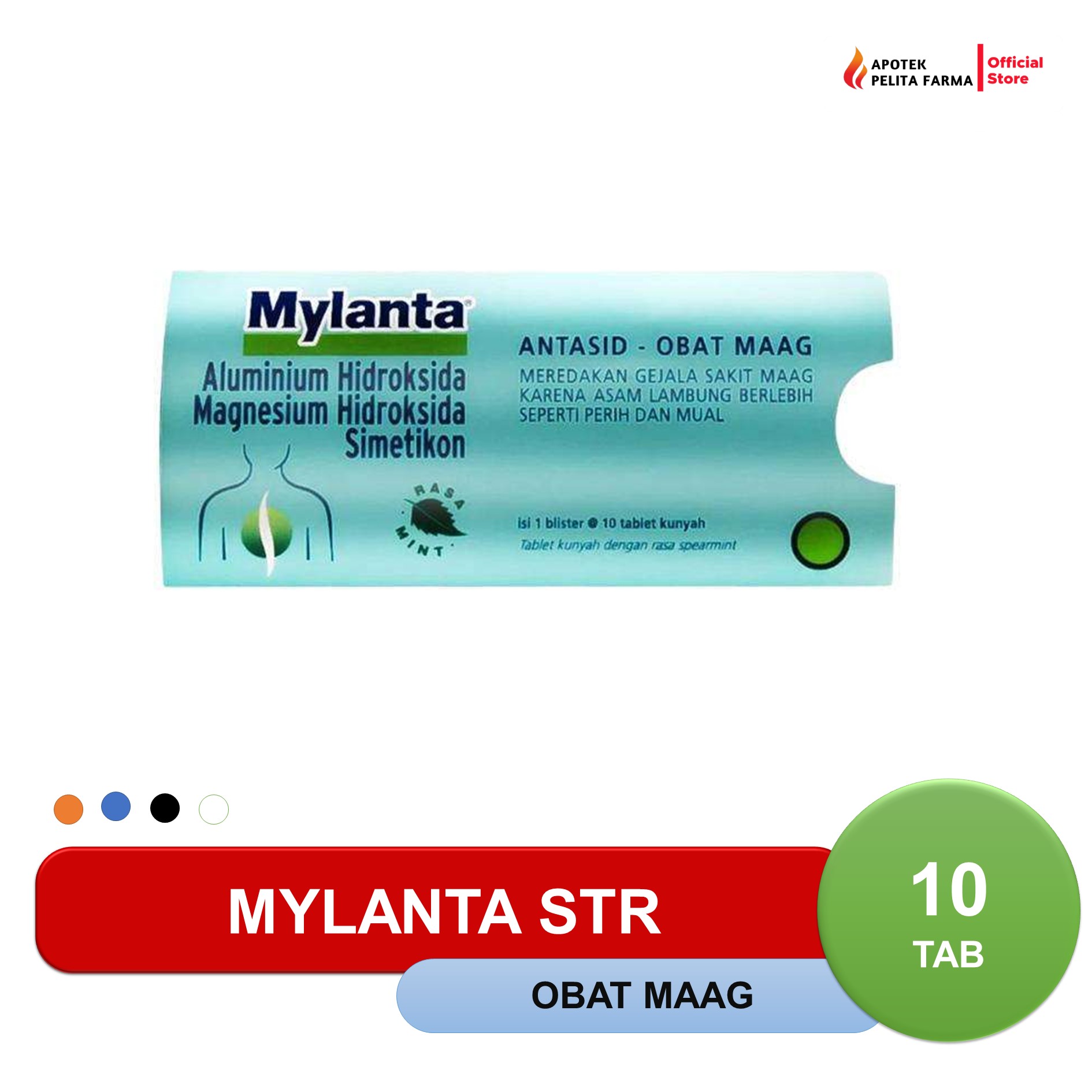 Promo MYLANTA STR @ 10 TAB Diskon 4% di Seller Apotek Pelita Farma ...