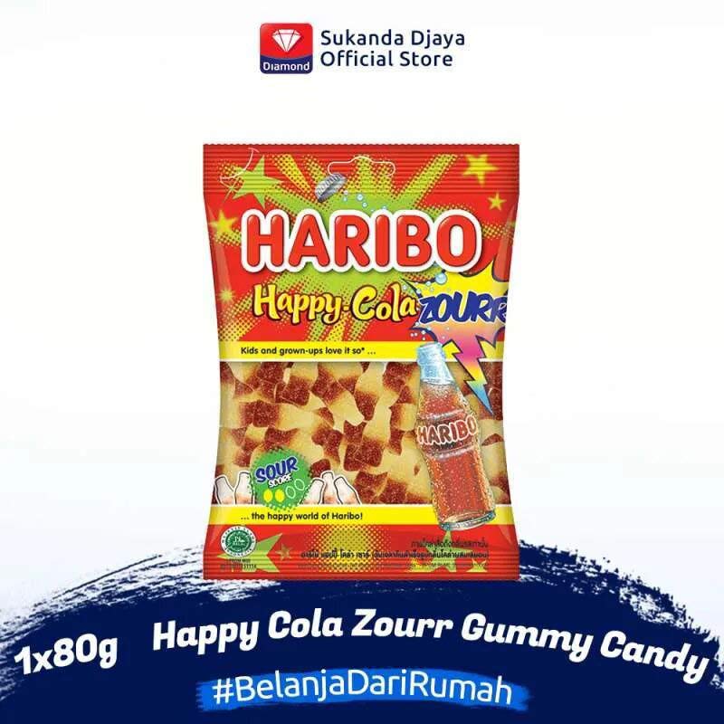 Jual Haribo Happy Cola Zourr Permen [80 g] di Seller Sukanda Snack ...