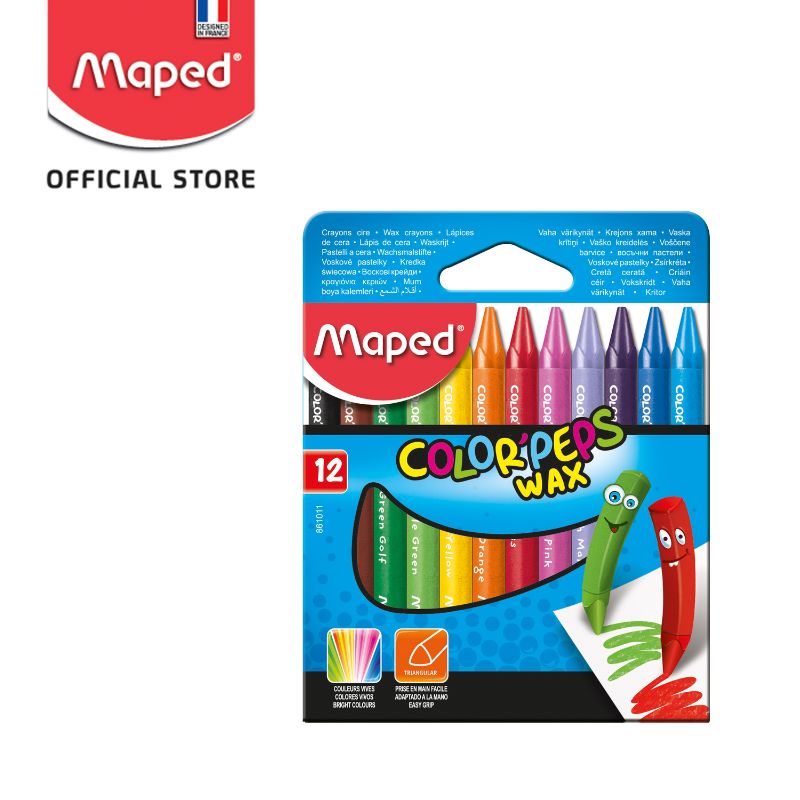 Jual Maped Wax Cardboard Crayon 12 Pcs Multicolor Di Seller TiV jual-maped-wax-cardboard-crayon-12-pcs-multicolor-di-seller-tiv