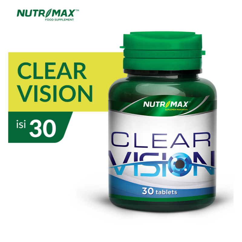 Promo Nutrimax Clear Vision Suplemen Kesehatan [30 Tablet] Diskon 25% ...