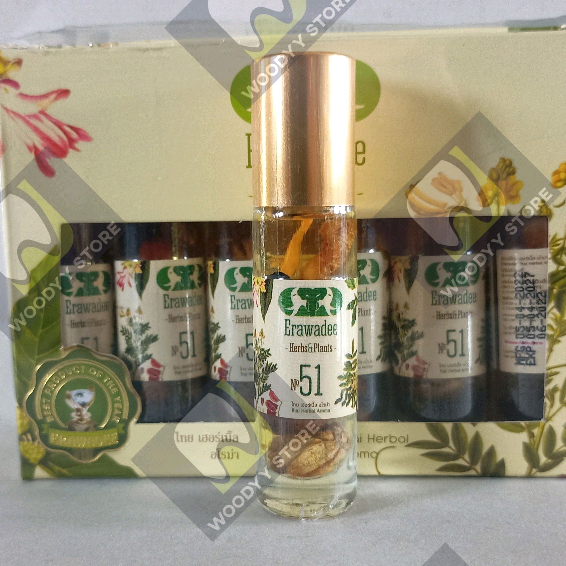 Promo Minyak Angin Thailand Erawadee Roll On Original Diskon 22% di ...