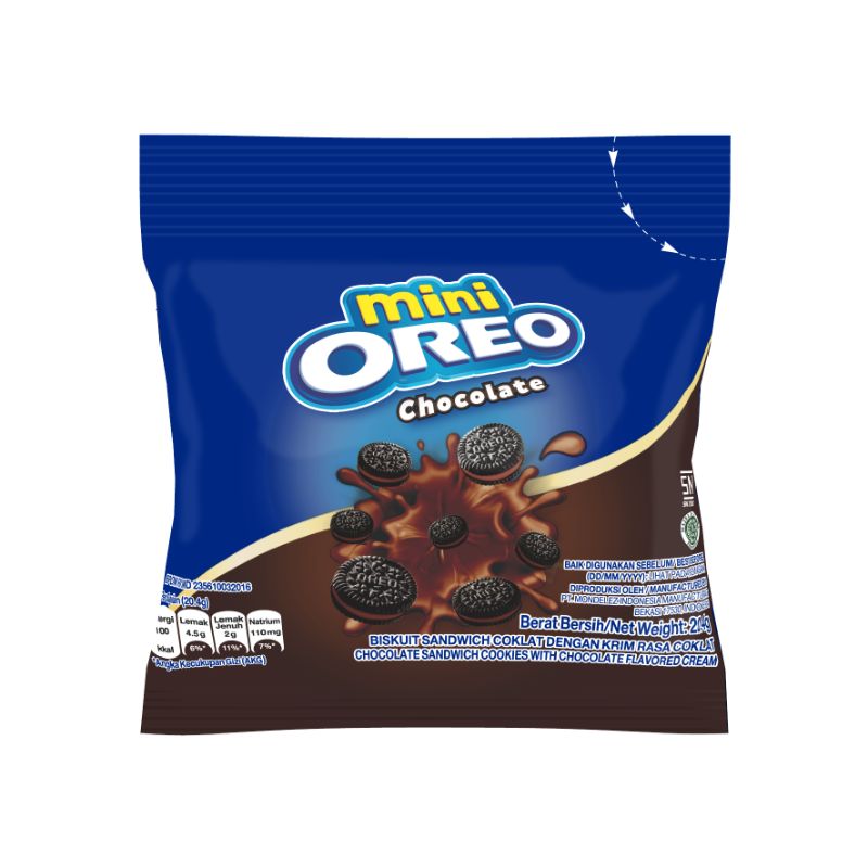 Promo Mini Oreo Biskuit Chocolate Box [10x20.4g] Diskon 4% Di Seller ...