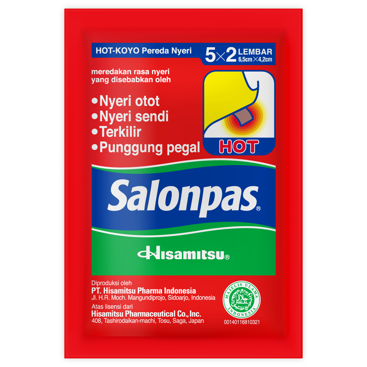 Promo Salonpas Koyo Hot Pereda Nyeri [Isi 10 pcs] Diskon 26% di Seller ...