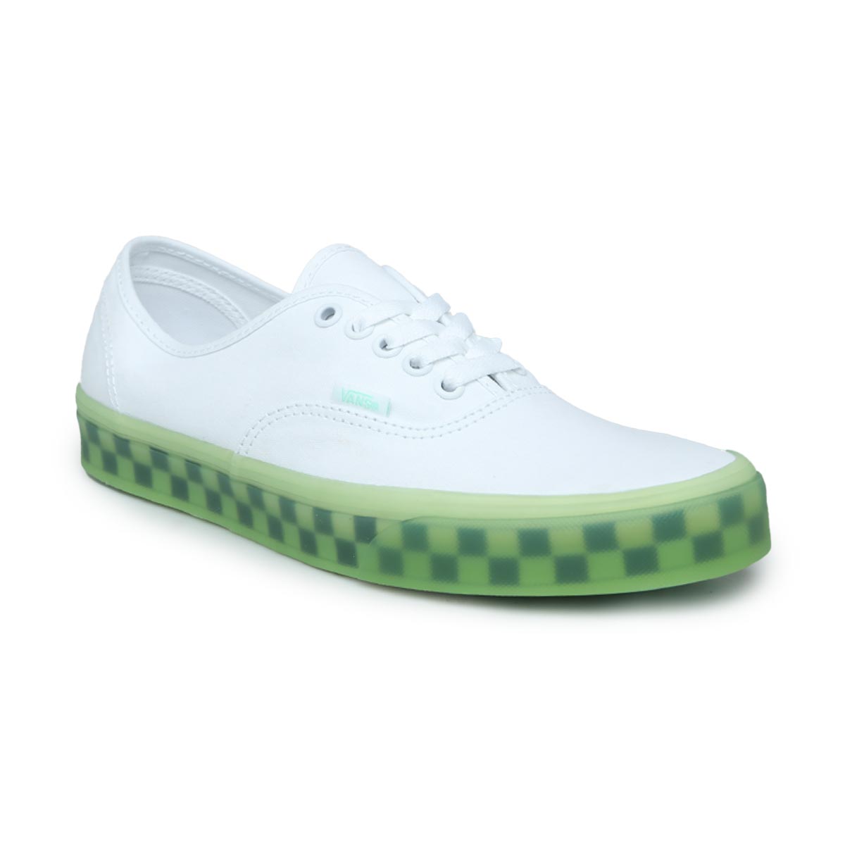Promo Vans Authentic - (Translucent) True White/Green Ash [VN0A5KRDAVD ...
