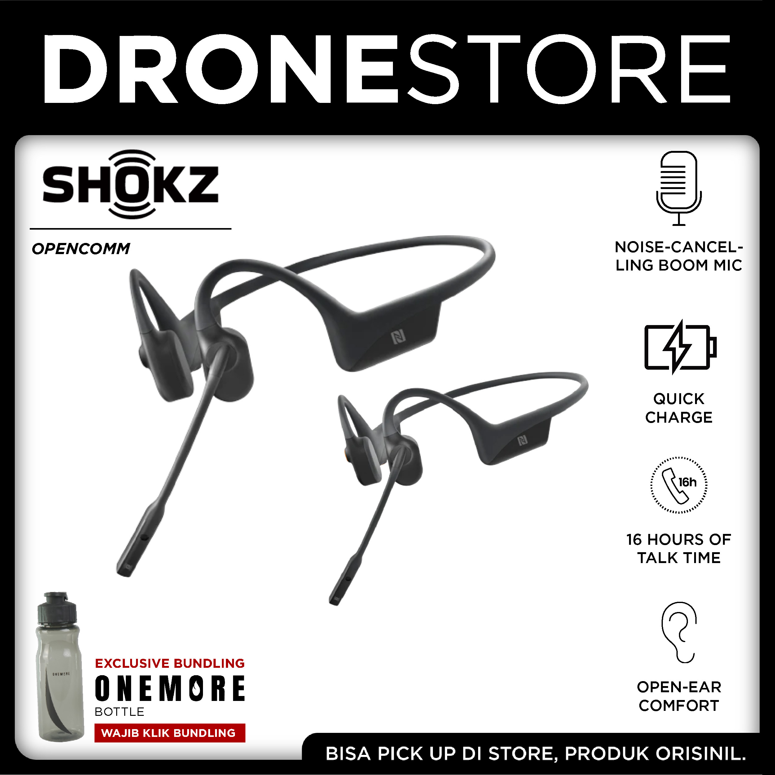 Jual Shokz Opencomm Wireless Headphones Original Garansi Resmi TAM 2 ...