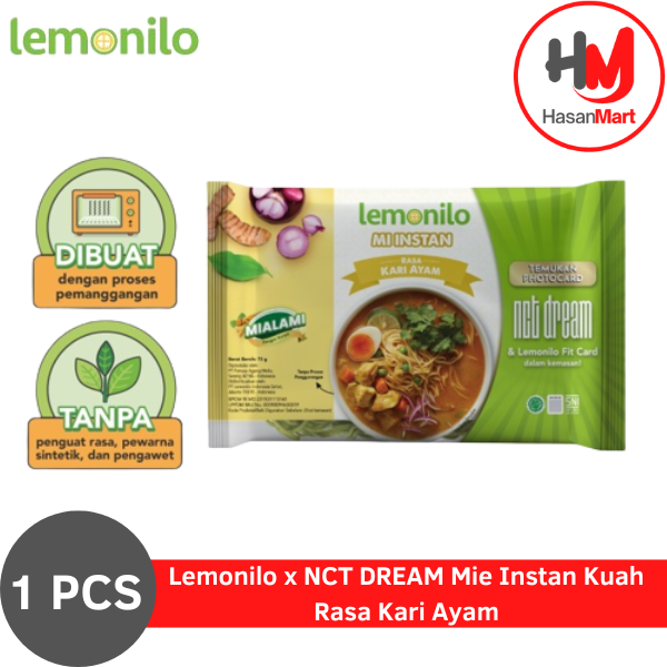 Jual Lemonilo x NCT DREAM Mie Instan Kuah Rasa Kari Ayam [1 PCS] di ...
