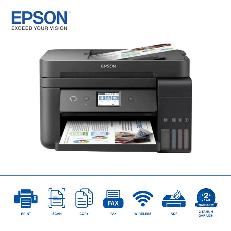 Jual Epson L6190 Wi-Fi All-In-One Ink Tank Printer With ADF (Print-Scan ...