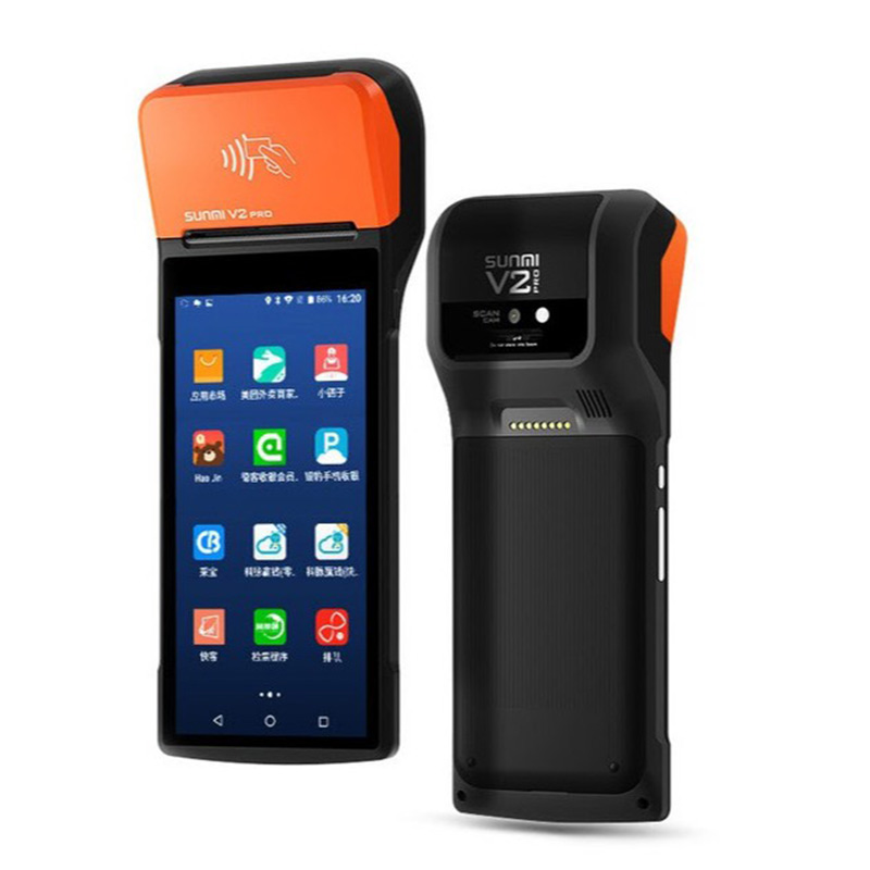 Jual SUNMI V2 Pro POS Android Built In Camera (4G) - Orange/hitam di ...