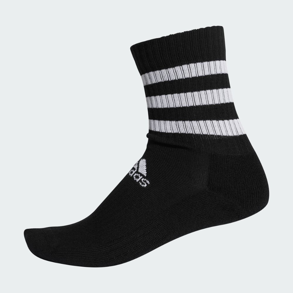 Jual adidas 3-Stripes Cushioned Training Crew Socks Kaos Kaki Fitness ...
