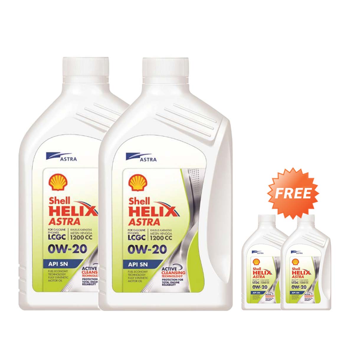 Jual Fs - Buy 2 Get 2 Free - Shell Helix Astra 0w-20 Paket Service ...
