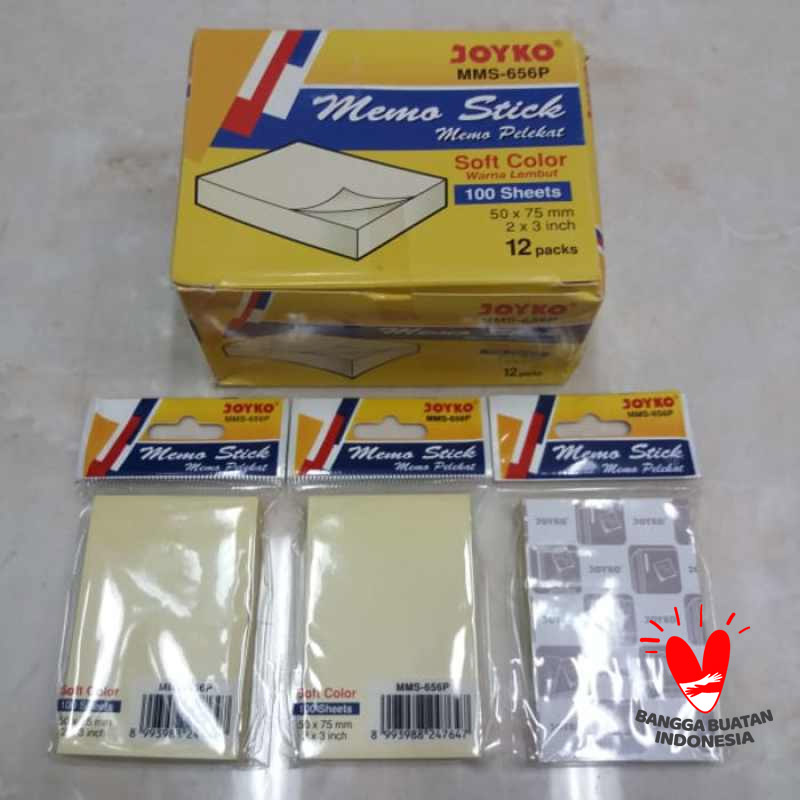 Jual Joyko Post It 656 Memo Stick Mms-656p Berkualitas Di Seller ...
