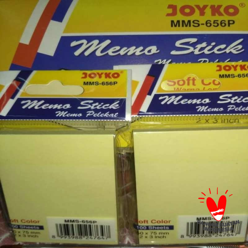 Jual Joyko Post It 656 Memo Stick Mms-656p Berkualitas Di Seller ...