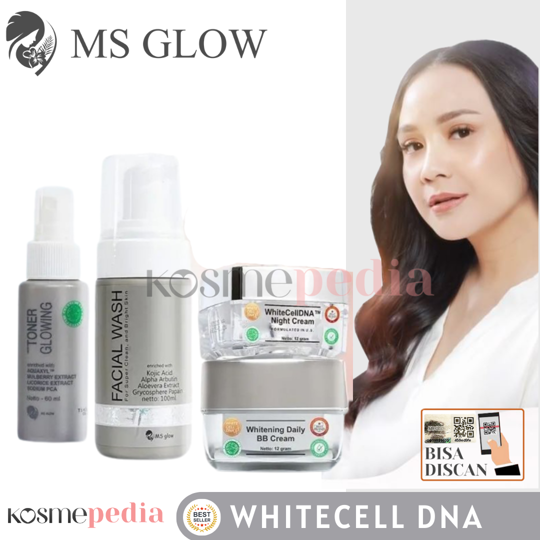 Promo paket ms glow with cell dna white whitening cell dna Diskon 15% ...