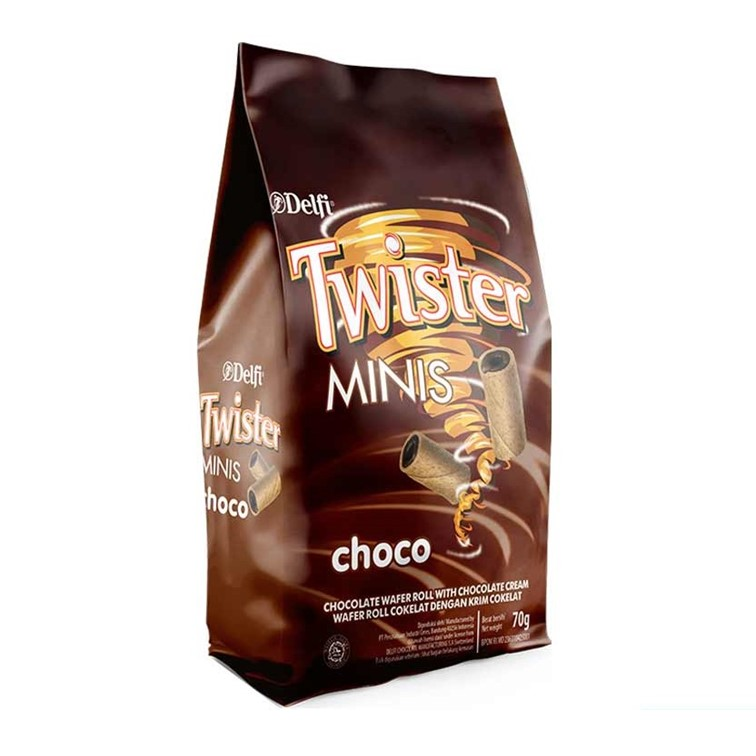 Jual Twister Minis Wafer Roll Chocolate 70 G Di Seller Alfamart ...