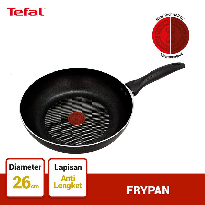 Promo Tefal Cook & Clean Frypan 26cm - Panci Wajan Penggorengan Diskon 27% Di Seller Malindo ...