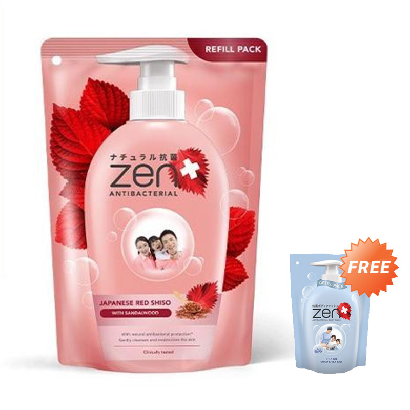 Jual Zen Japanese Red Shiso & Sandalwood [900 mL] Free Zen Sea Salt ...
