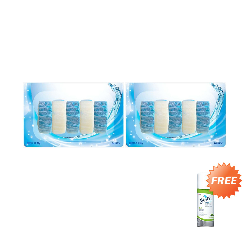 Jual Buy 2 Bebek In Tank Bluey Pembersih Kloset [5x40gr] Free Glade Air ...