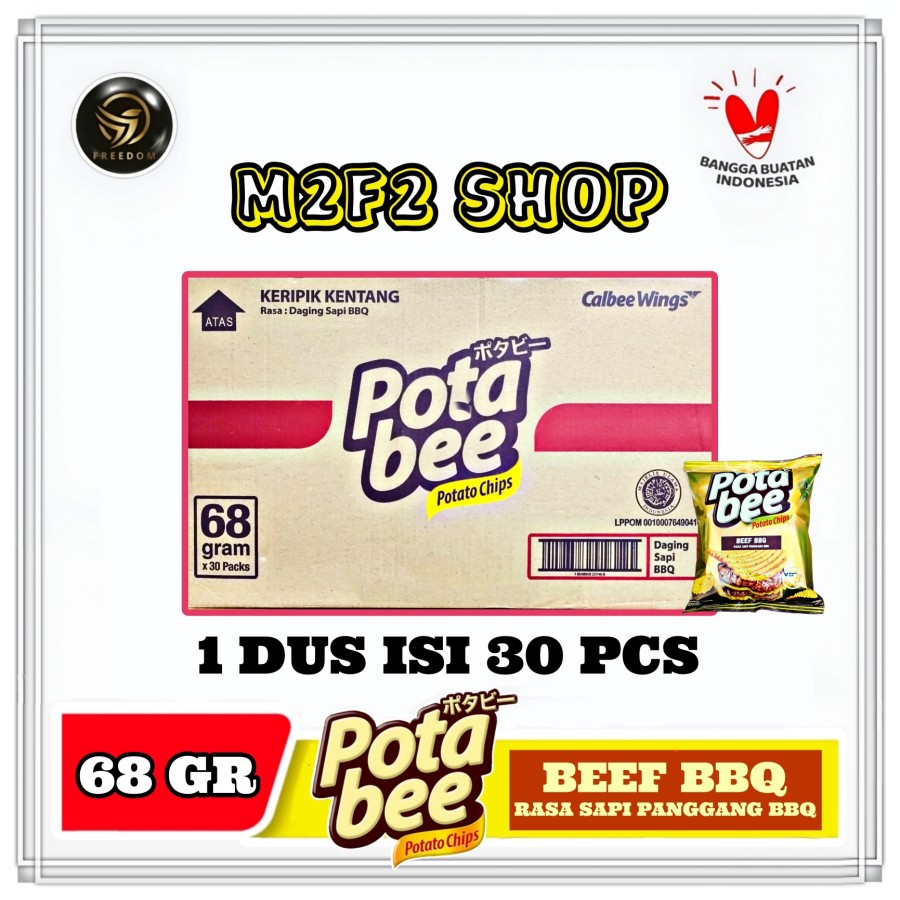 Jual Keripik Kentang Potabee Daging Sapi Bbq | Beef Bbq - 68 Gr ...