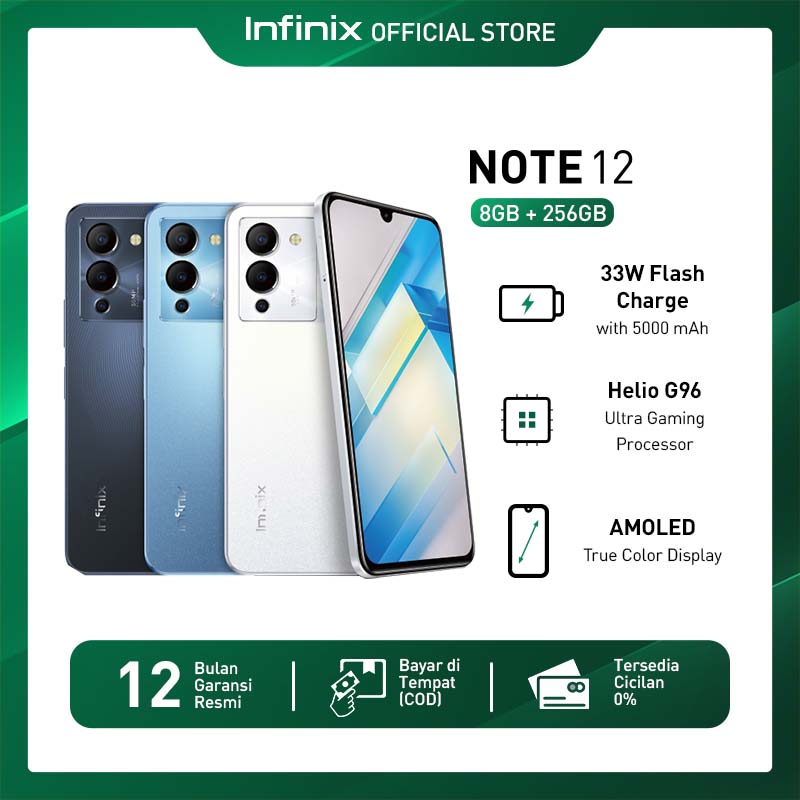 Jual Infinix Note 12 [8/256GB/ Official Store] di Seller Blibli.com ...