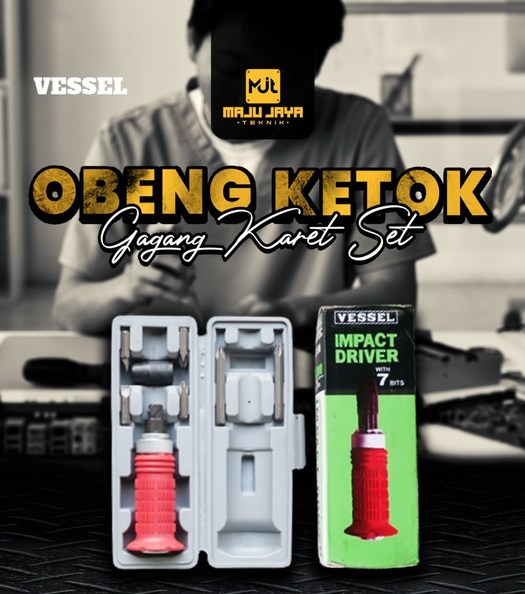Jual Vessel Obeng Ketok Set Gagang Karet Vessel Di Seller Maju Jaya ...