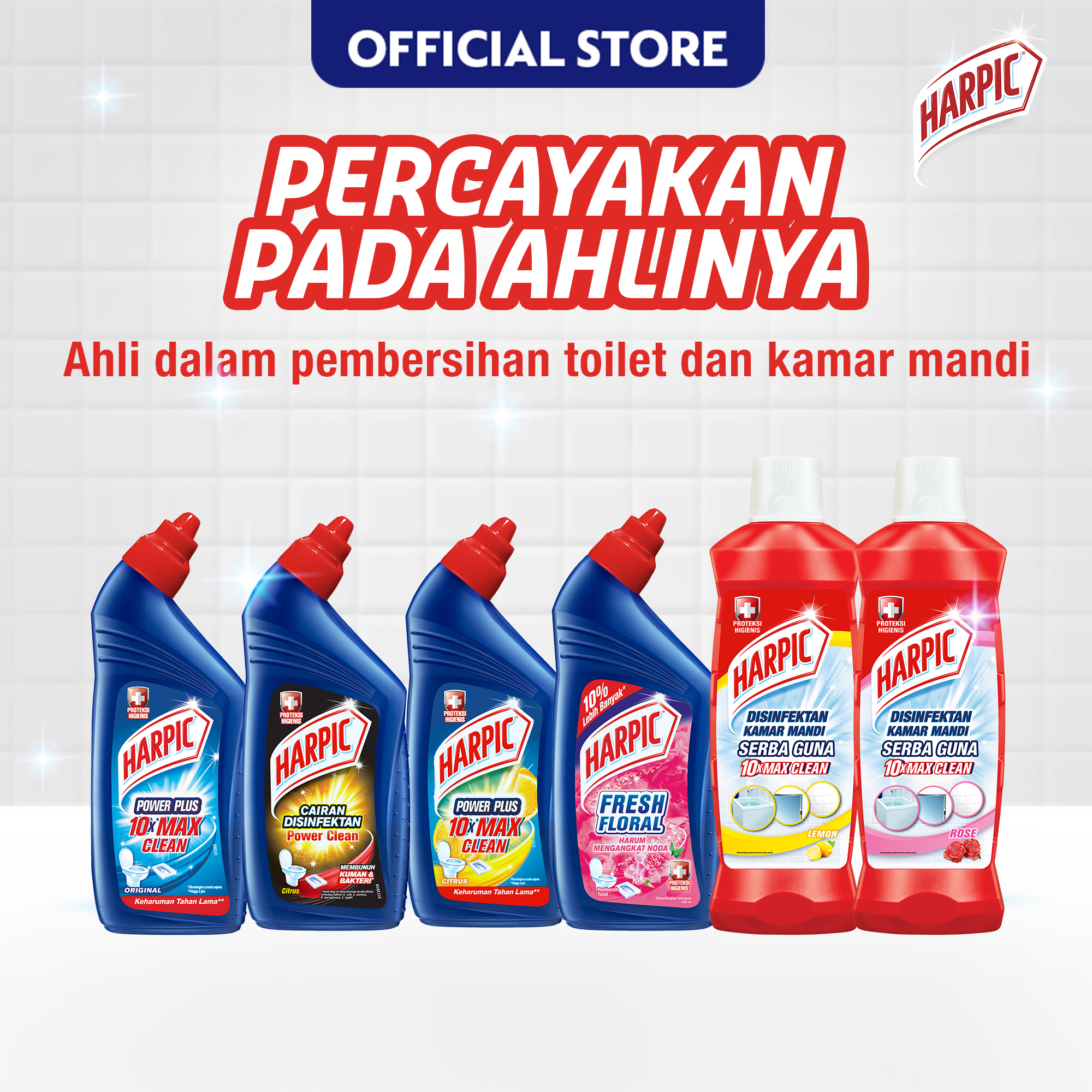 Promo Harpic Bathroom Lemon Pouch 700 ml - Pembersih Permukaan Kamar ...