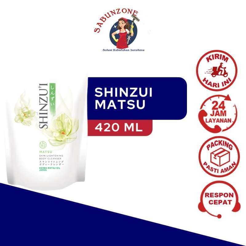 Jual Sabun Mandi Cair Shinzui Herba Matsu Oil 420 ml Skin Lightening ...
