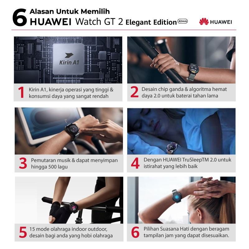 Jual Huawei Watch Gt2 Smartwatch [42mm] Di Seller Liga Arloji Store ...