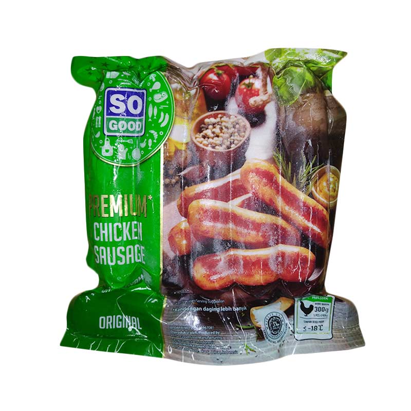Jual So Good Premium Sausage Original [300 g] Halal di Seller Rumah ...