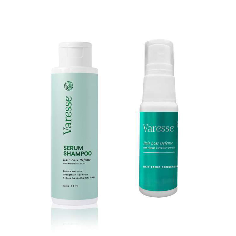Promo [BUNDLE] Varesse Serum Shampoo 2 in 1 Conditioner 90mL & Varesse ...