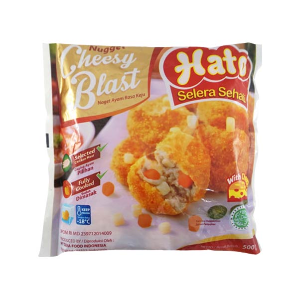 Jual HATO CHICKEN CHEESY BLAST 500 GR - NUGGET di Seller Foodmart ...