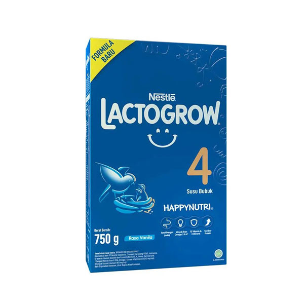 Jual LACTOGROW 4 VANILLA BOX 750 GR - SUSU di Seller Foodmart Atrium ...