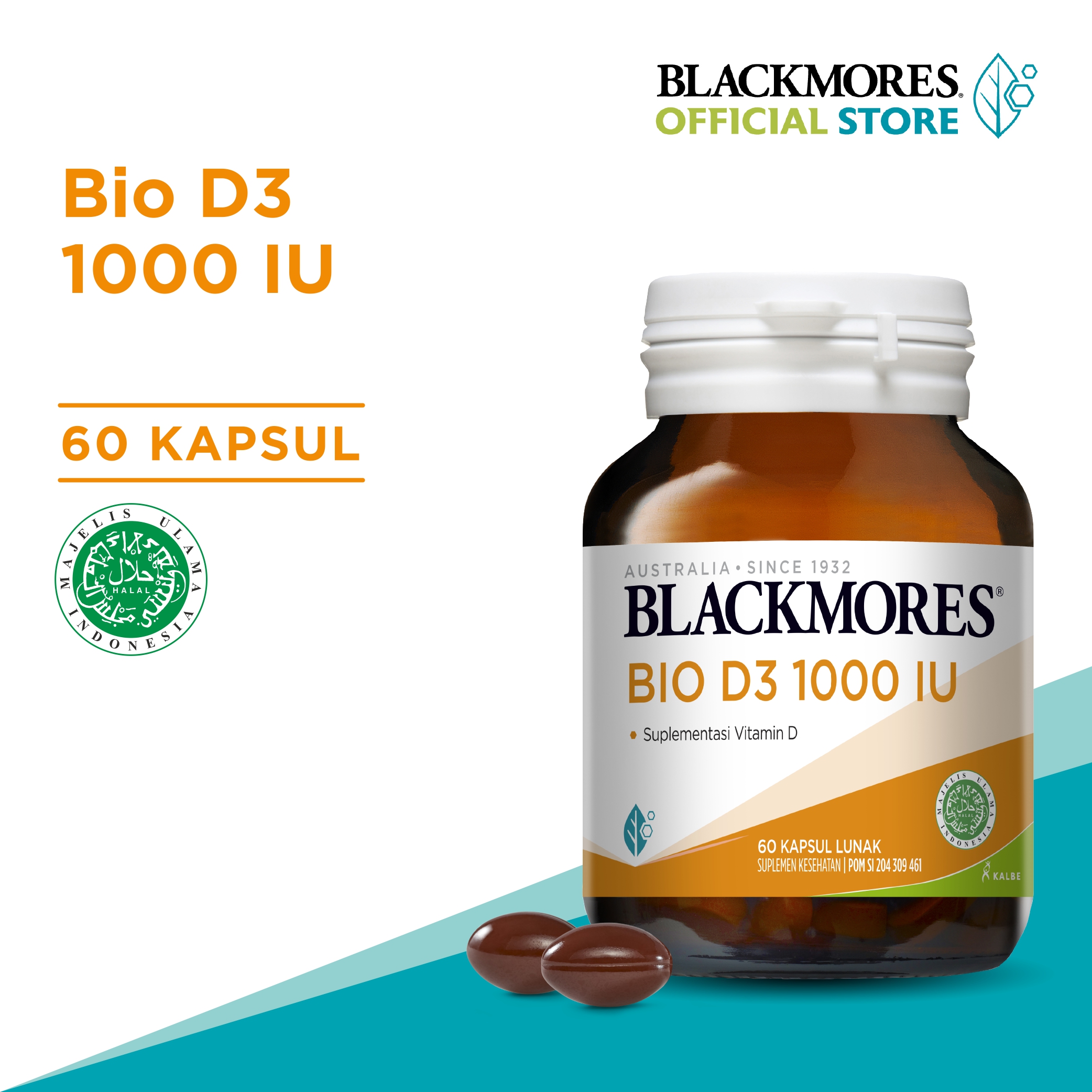 Jual Blackmores Bio D3 1000 Iu [60 Kapsul] Di Seller Blackmores Official Store - Gudang Blibli ...