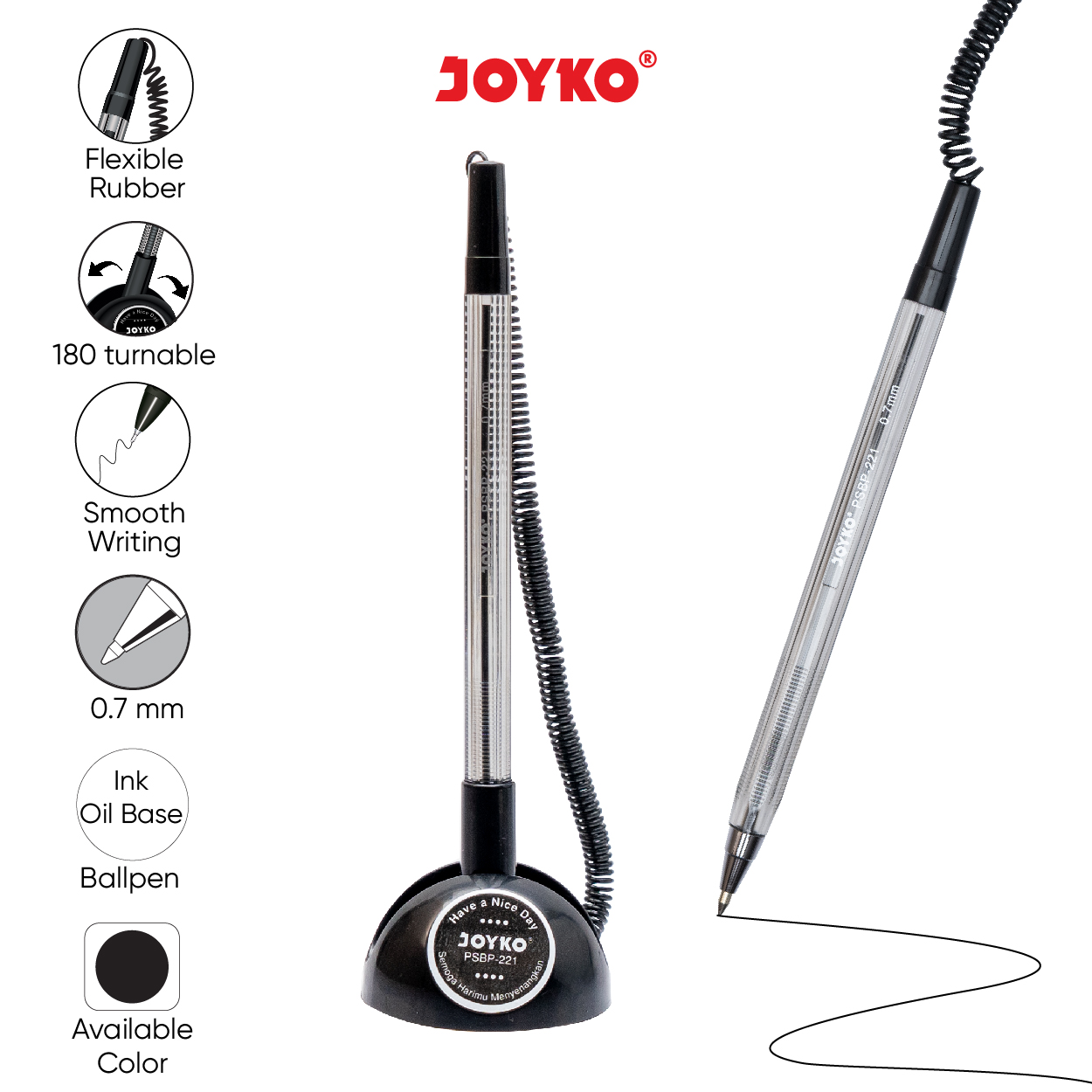 Jual Joyko PSBP-221 Pen Stand Pulpen Pena [0.7 mm] di Seller JOYKO ...