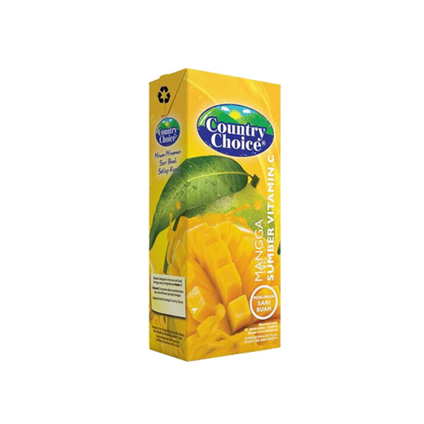 Jual COUNTRY CHOICE JUICE MANGO TP 250 ML - JUS di Seller Hypermart ...
