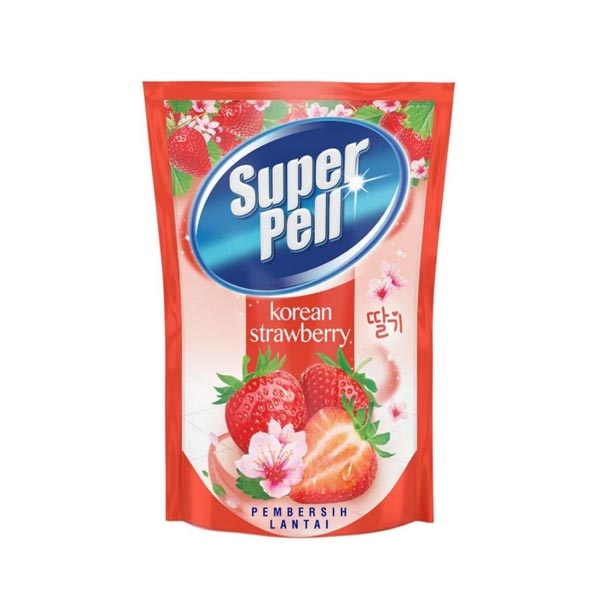 Jual Superpell Korean Strawberry Pouch 700 Ml - Pembersih Lantai Di ...
