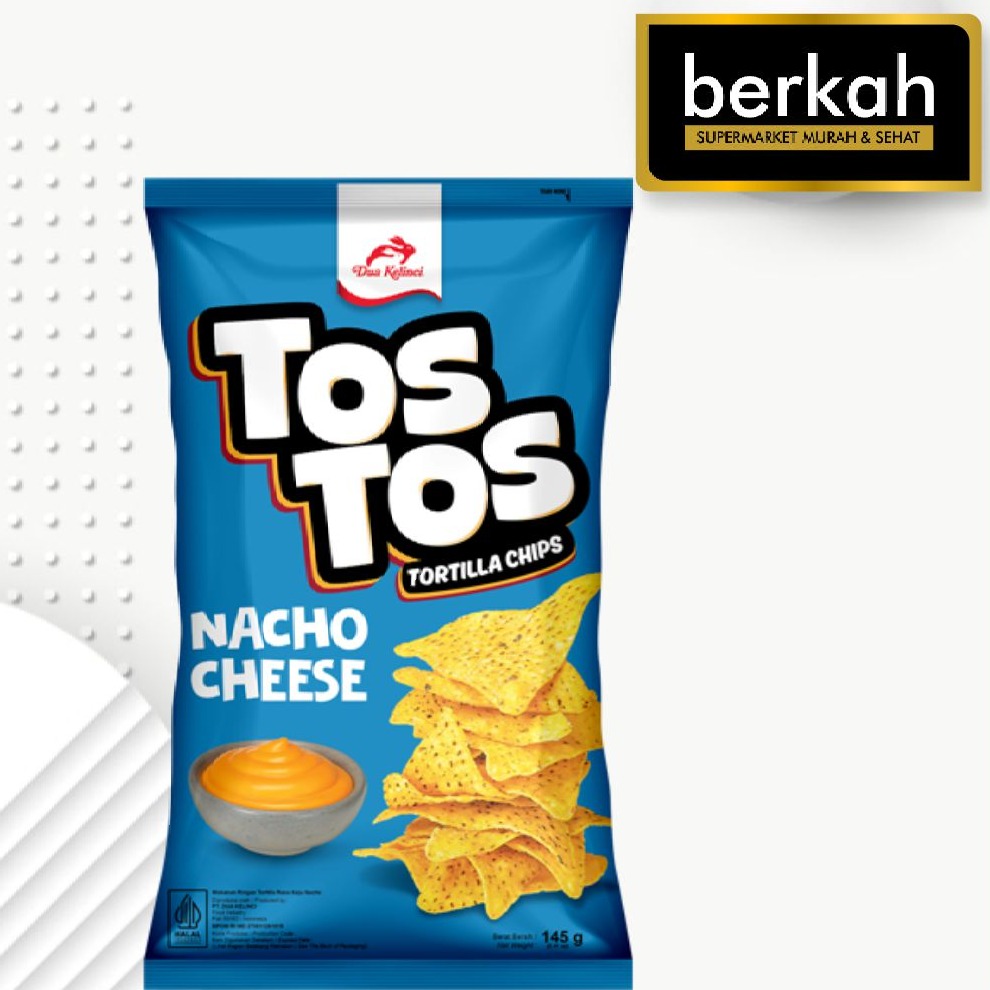 Jual Dua Kelinci Tos Tos Tortilla Chips Nacho Cheese 145 Gram Di Seller ...