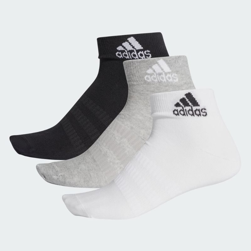 Jual Adidas Light 3-pairs Training Ankle Socks Kaos Kaki Fitness Unisex ...