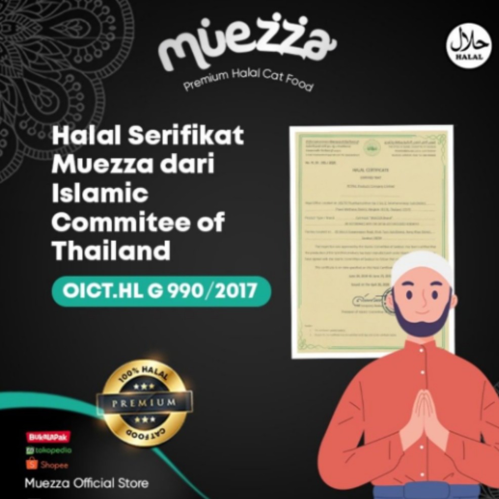 Jual Muezza Makanan Kucing Kering Adult Rasa Tuna 1 kg di Seller Muezza ...
