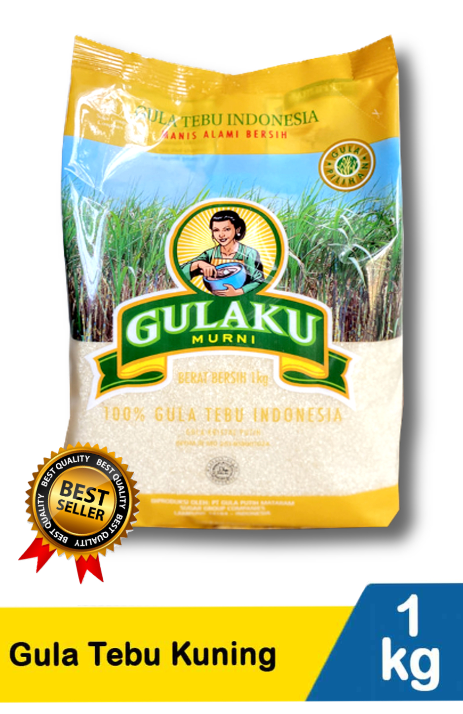 Promo GULAKU Gula Tebu Kuning [ 1kg ] Diskon 6% di Seller ISTANA FROZEN ...