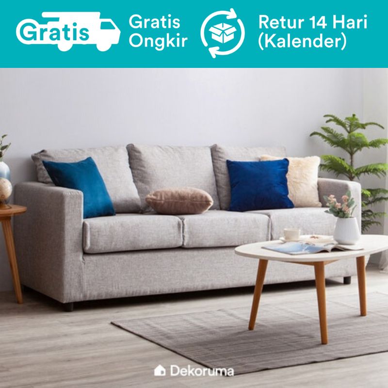 Jual Dekoruma Hiro Sofa Minimalis 3 Seater di Seller Dekoruma ...