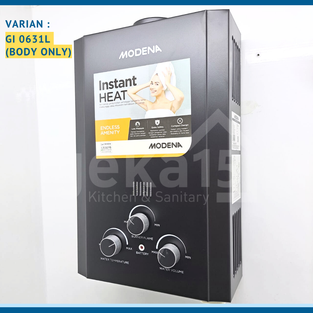 Jual Gas Water Heater / Water Hiter Gas / Modena Gi 0631 L Di Seller ...