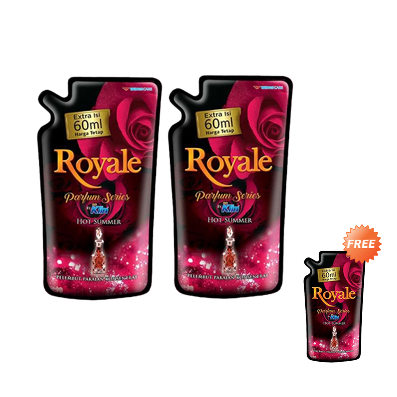 Jual BUY 2 GET 1 - Royale Softener Red Hot Summer Pouch 650 mL [3 Pcs ...