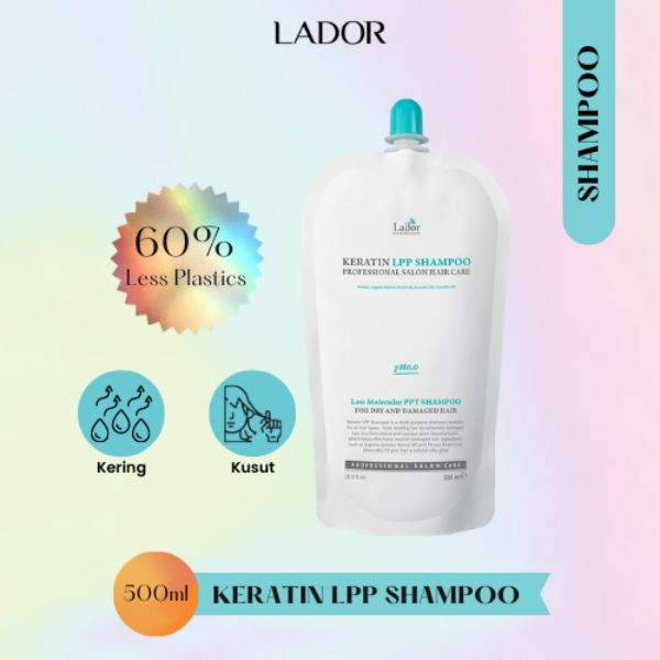 Jual Lador Keratin Lpp Shampoo 500ml Pouch Di Seller La'dor Indonesia ...