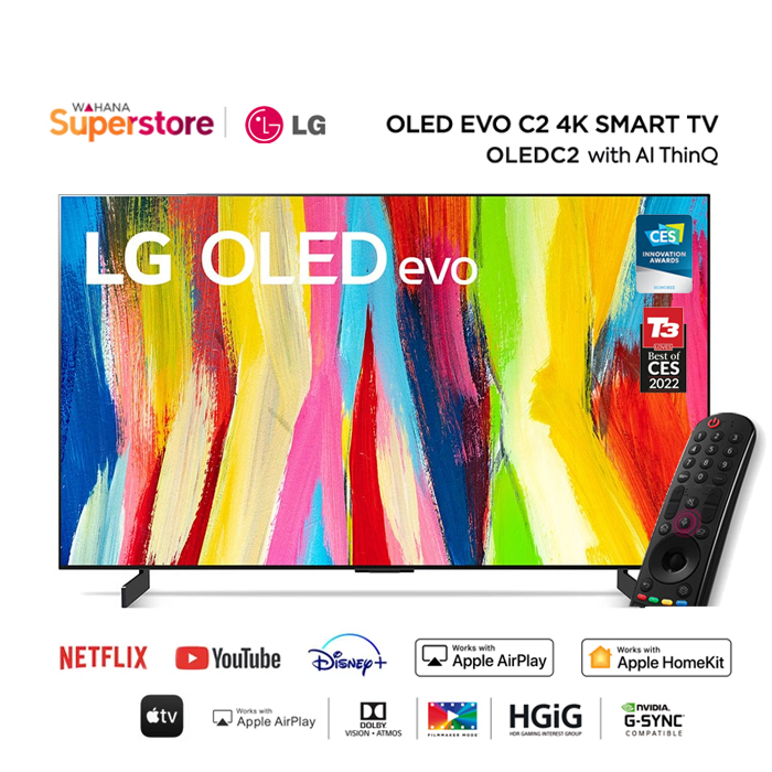 Jual LG OLED 4K UHD Smart TV evo AI ThinQ 42 - OLED42C2PSA | OLED42C2 ...
