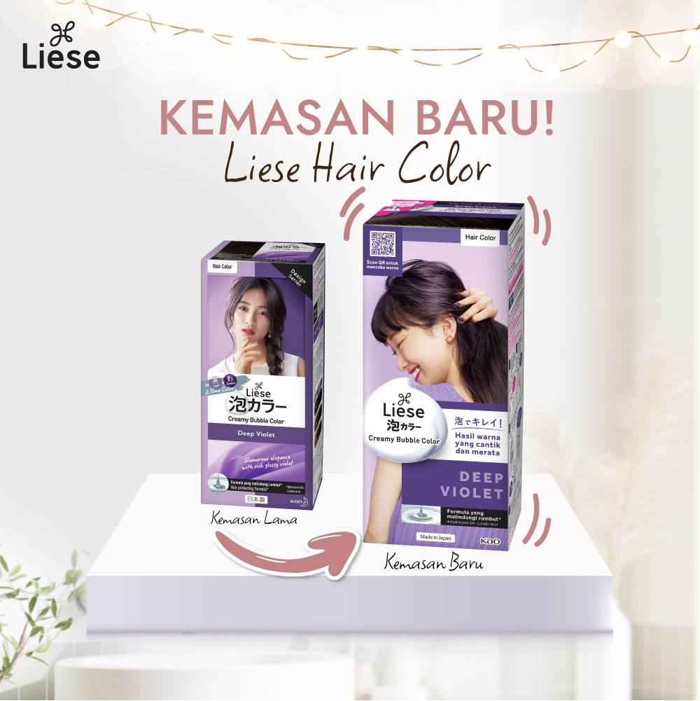 Promo Liese Creamy Bubble Color Foam Pewarna Rambut Permanent - Deep ...