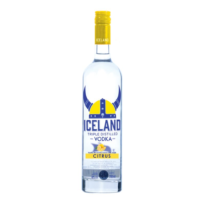 Jual Iceland Vodka Citrus Minuman Alkohol [700 mL] di Seller larees ...