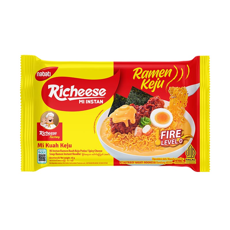 Promo Richeese Mie Instan Ramen Keju 65 Gr Diskon 28% Di Seller ...