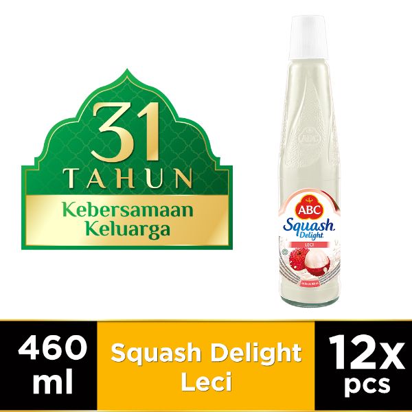 Jual ABC Squash Delight Leci Sirup [460 mL/ Multi Pack 12 pcs] di ...